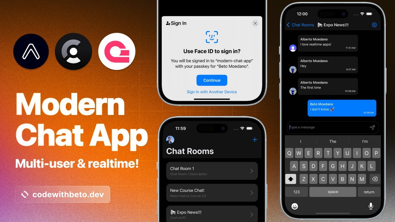 GitHub - betomoedano/modern-chat-app: Real-time multi-user chat app built with React Native ...