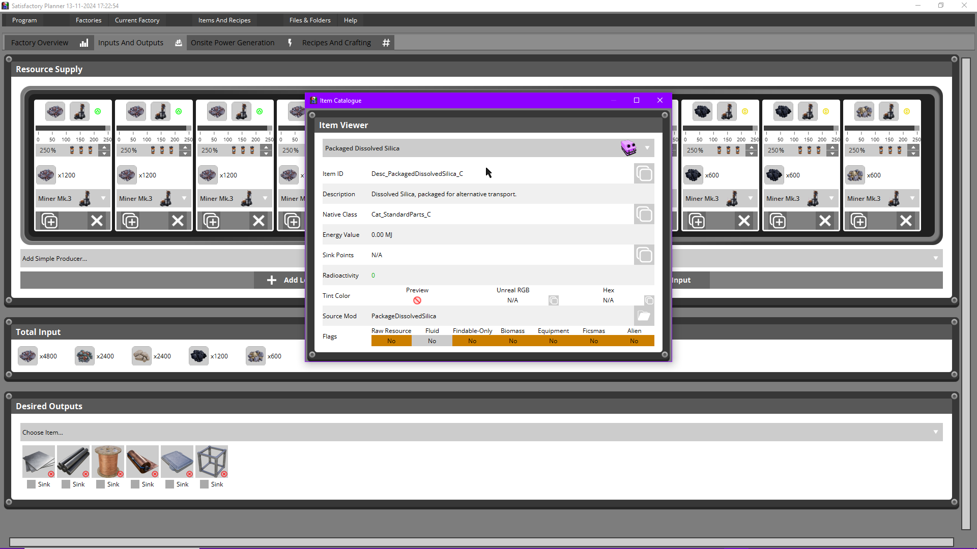 GitHub - ReikaKalseki/Satisfactory-Planner: A tool for planning ...