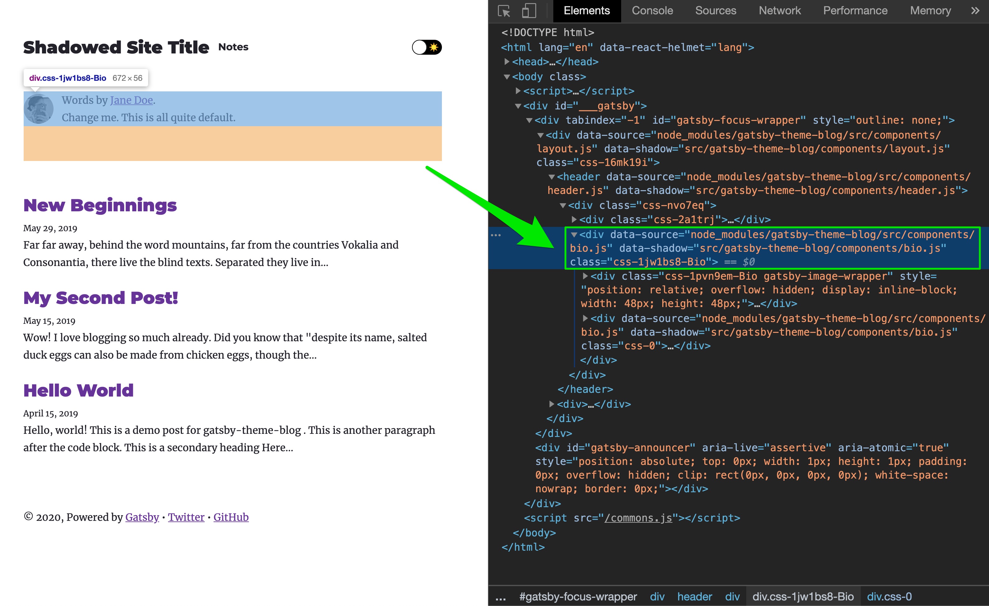 GitHub - shadcn/gatsby-plugin-theme-helpers: An experimental plugin to help with component ...