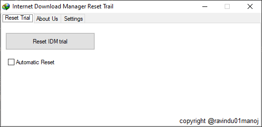 GitHub - SL-CODE-LORDS/IDM-RESET-TRIAL: internet download manager trial reset application