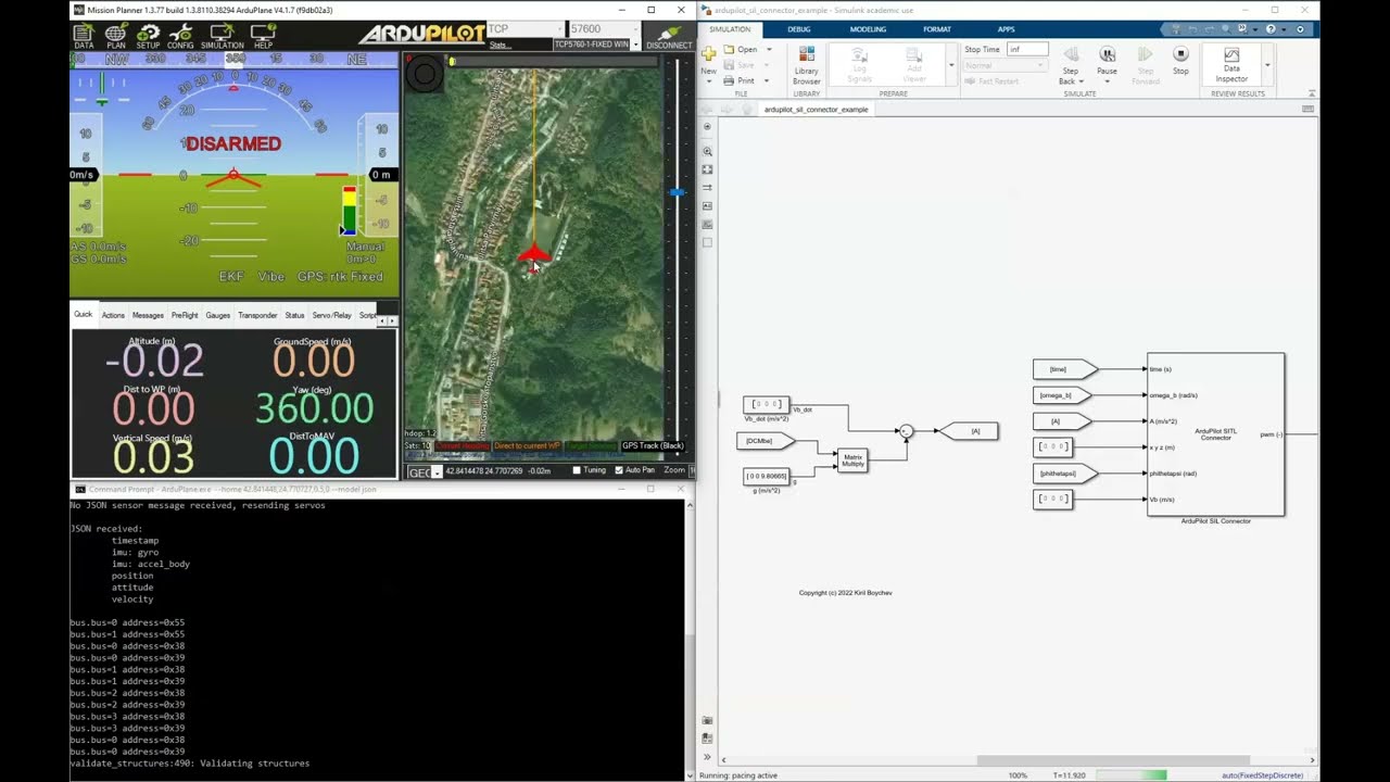 GitHub - aviumtechnologies/ardupilot-sil-connector: Simulink C++ S-function for software-in-the ...