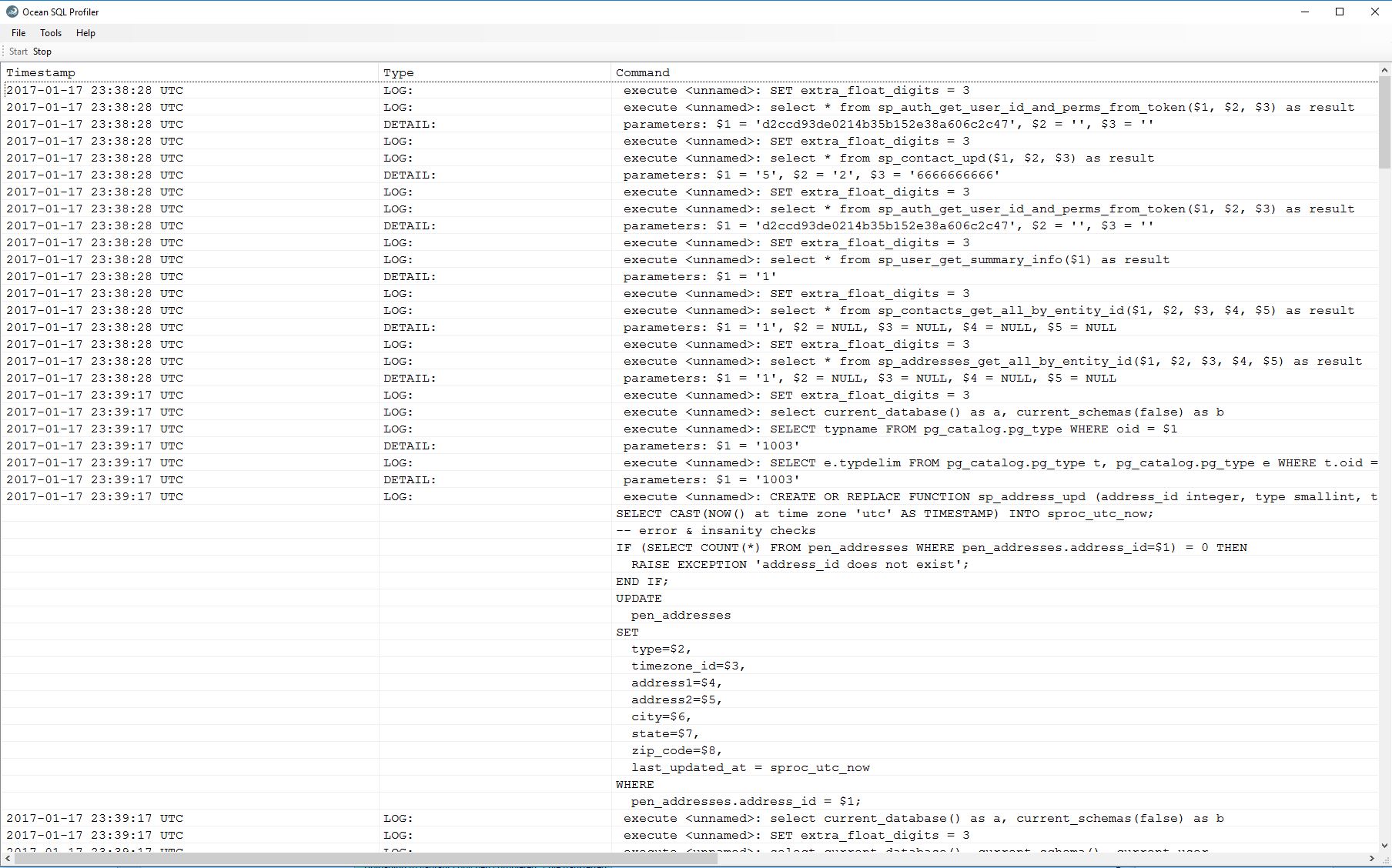 GitHub - dantheman213/ocean-sql-profiler: Cross-platform SQL profiler ...