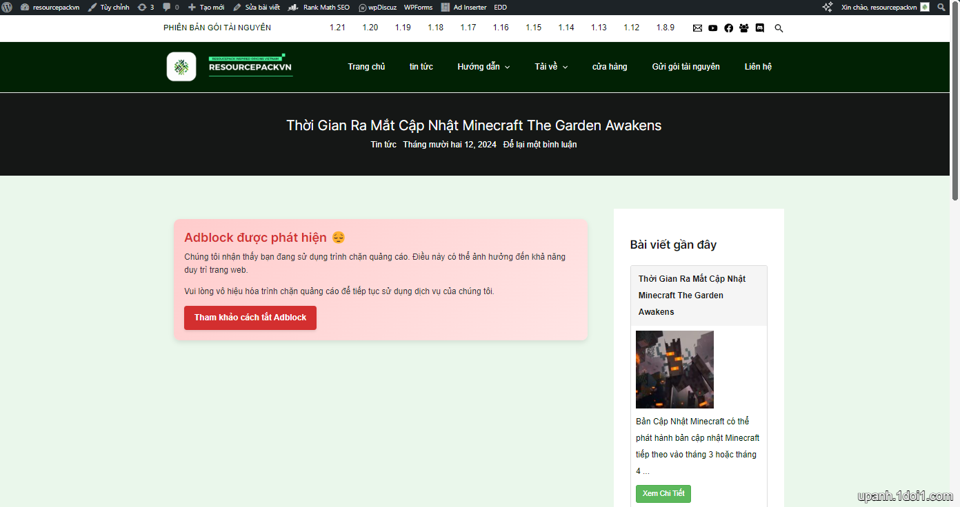 GitHub - danghuutruong/trinh-chan-Adblock: Adblock blocking tool to maintain the website for you