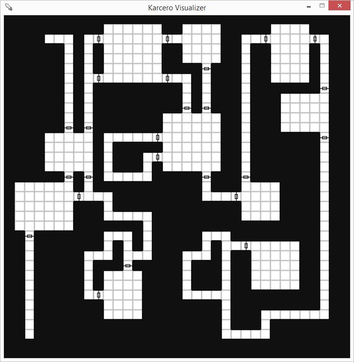 GitHub - odedw/karcero: Procedural dungeon tile based map generator.