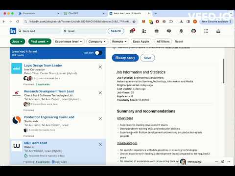 GitHub - nmazuz/Jobee-LinkedIn-Job-Search-Assistant: Streamline your ...