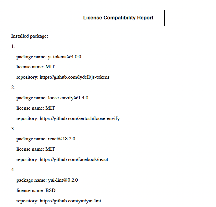 GitHub - bomin0624/LicenseCompatibilityChecker: A Tool to Detect the ...