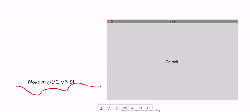 GitHub - sancho1952007/Modern-GUI-v3.0: The New 3.0 Version of Modern ...