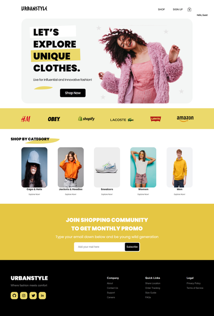 GitHub - mittal0802/urbanStyle: Discover the ultimate fashion ...