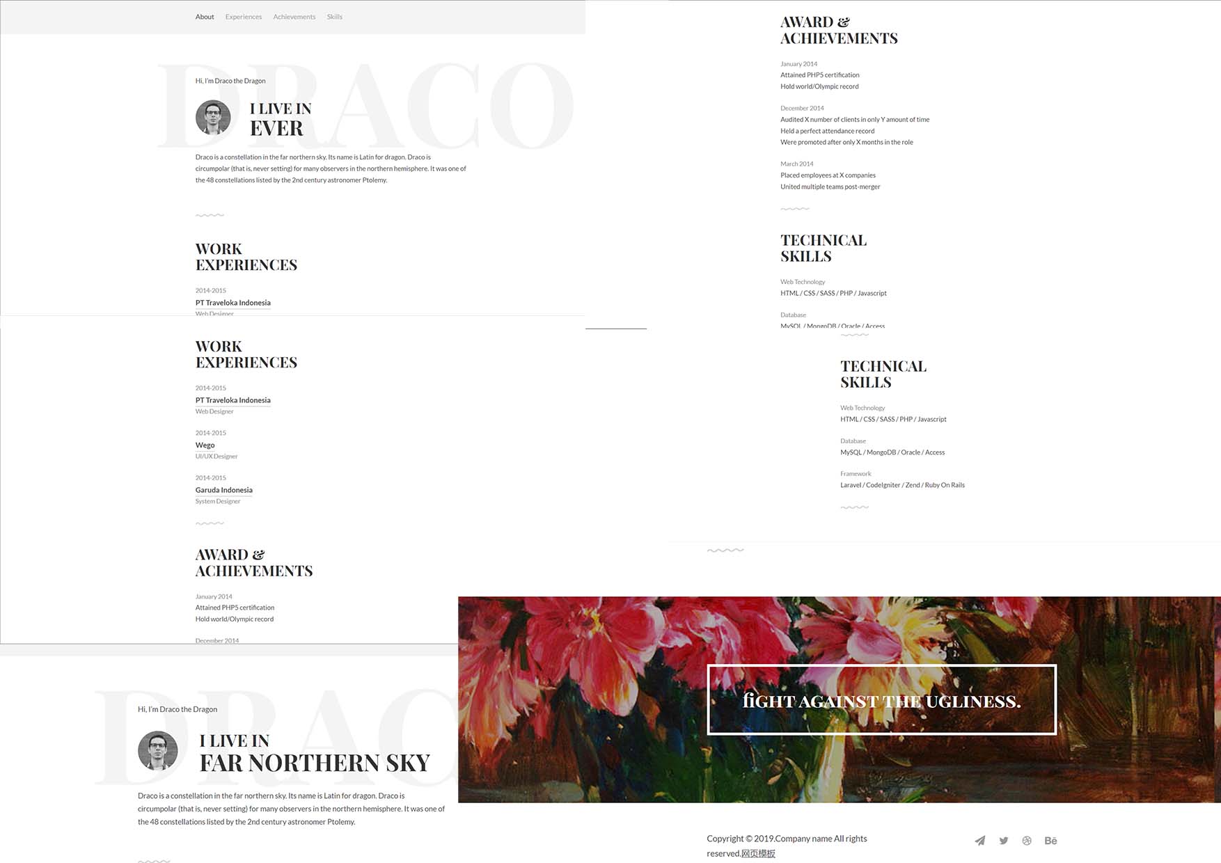 GitHub - Waite0603/Resume-vCard-Collection: About Responsive Personal ...