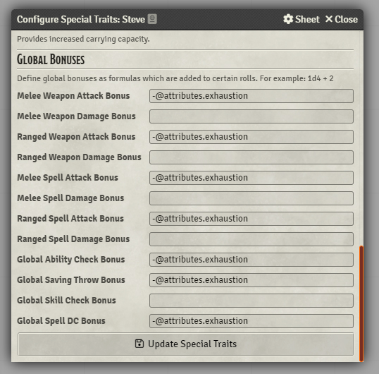 GitHub - krbz999/alternative-exhaustion-5e