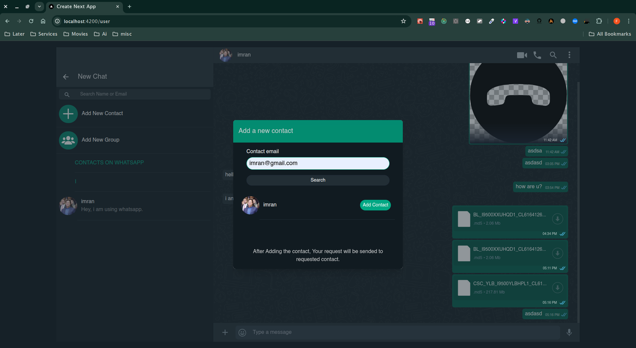 GitHub - farazalidev/whatsapp-clone: Whats app web clone using Nest js and Next js