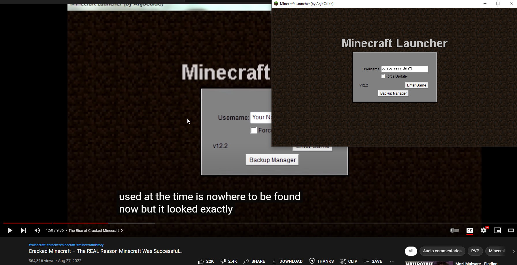 GitHub - DrZed/OG-Cracked-Minecraft: The original AnjoCaido cracked ...