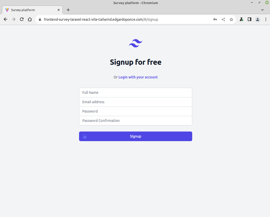 GitHub - guduchango/survey-laravel-react-vite-tailwind: Simple survey ... GitHub - guduchango/survey-laravel-react-vite-tailwind: Simple survey ...