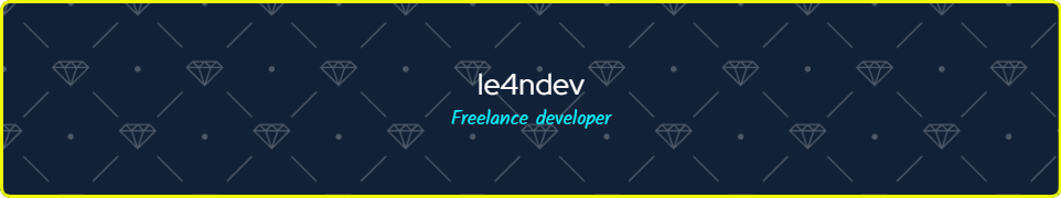 le4ndev (Leandro) · GitHub