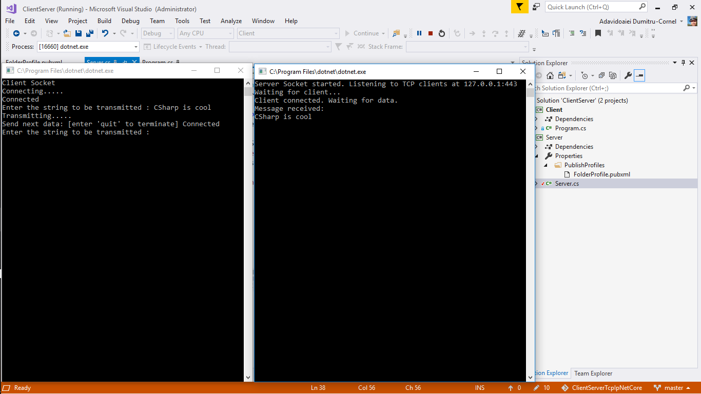 GitHub - adavidoaiei/Client-server-communication-in-.NET-Core-using-sockets