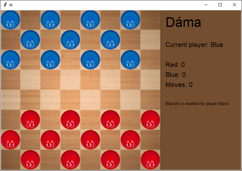 GitHub - dobrakmato/ai-draughts: Draughts game in python with simple AI in Python
